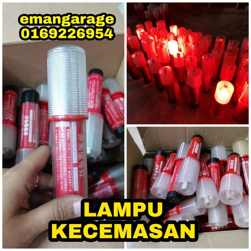 Lampu emergency- LED Flare/ Lampu kecemasan-Condition Halfcut Japan ...
