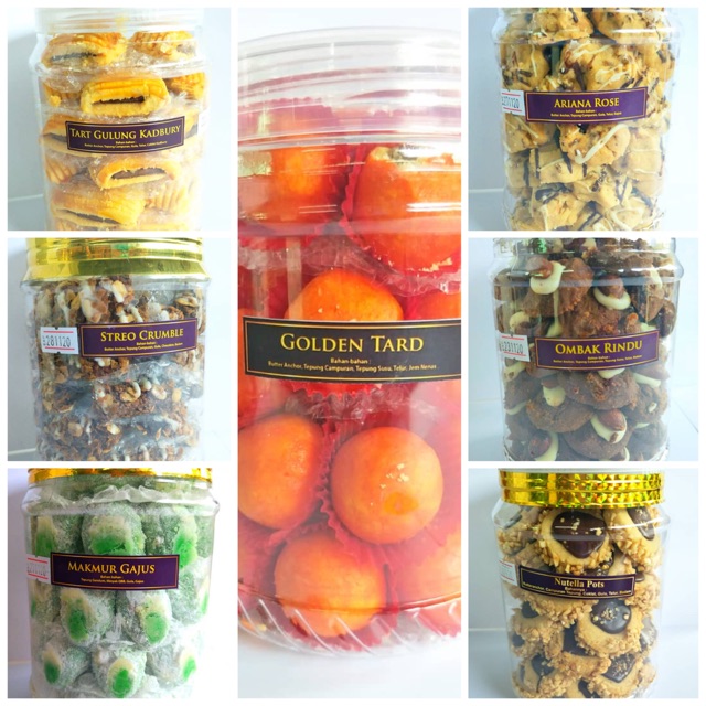 Kuih/Biskut Raya Homemade Premium Quality by Monies Cookies | Shopee ...