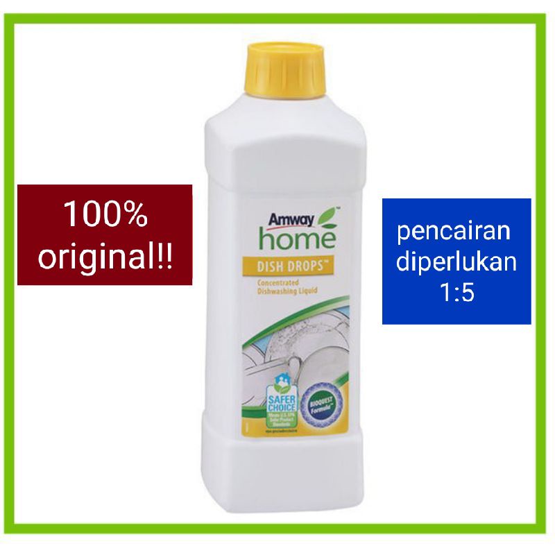 DISH DROPS Concentrated Dishwashing Liquid - 1l | Shopee Malaysia