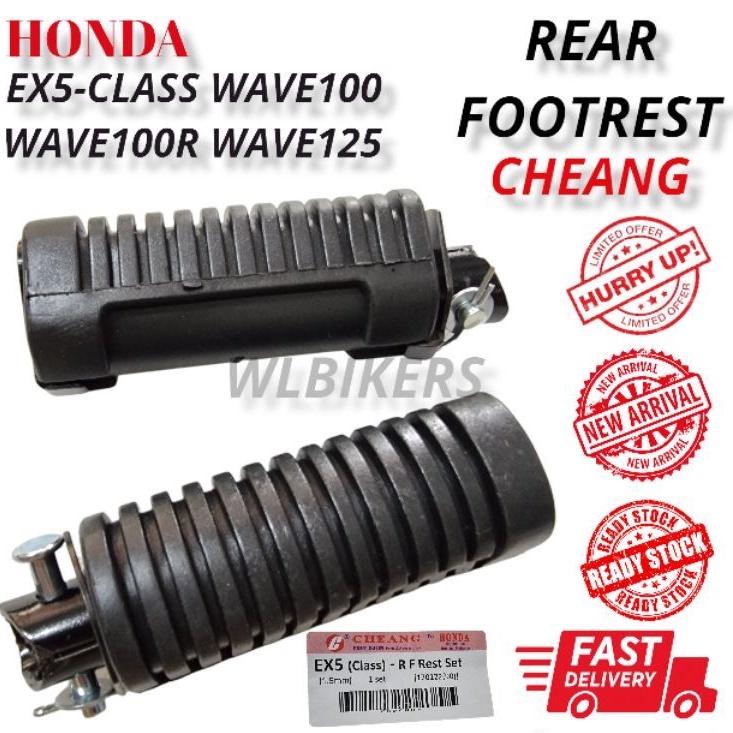 HONDA WAVE 100 EX5-CLASS WAVE100R WAVE125 REAR FOOTREST KAKI PIJAK ...