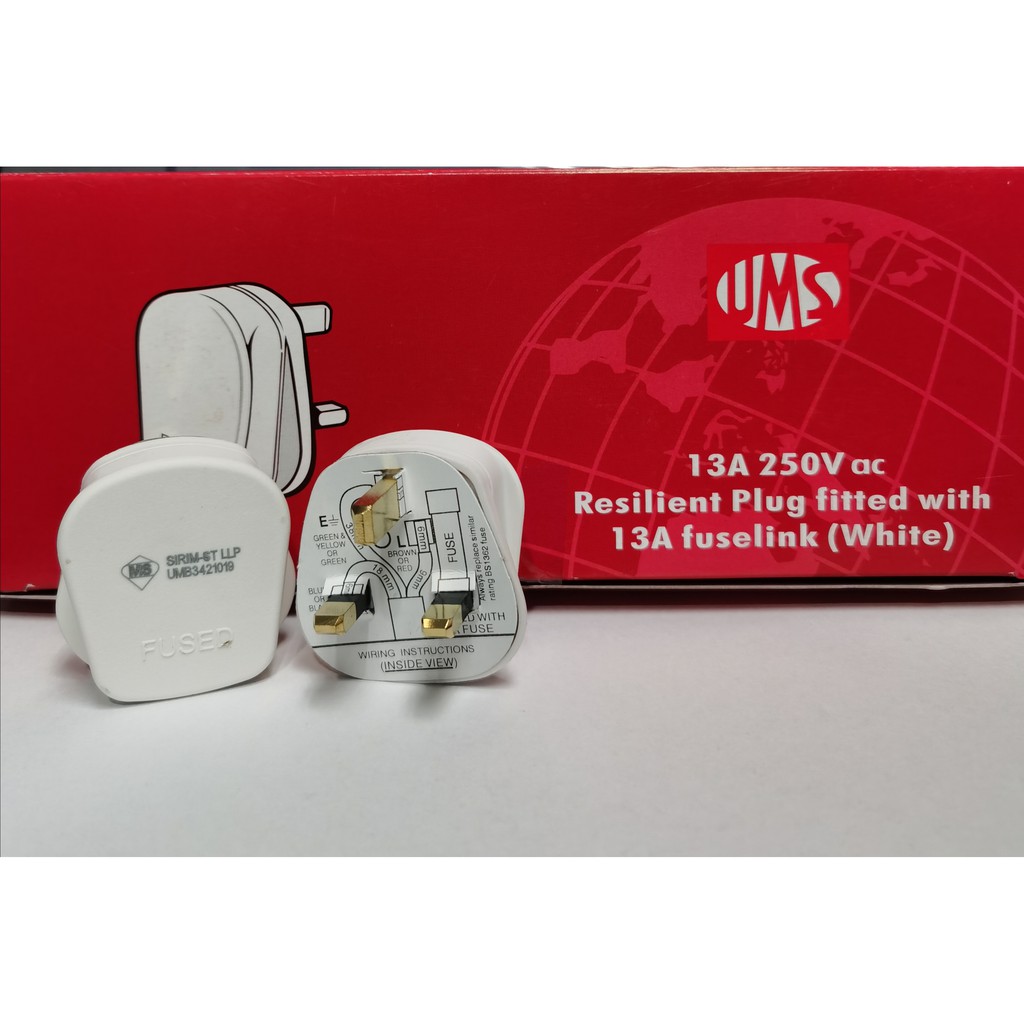 UMS 13AMP PLUG TOP PT130 (1 x 20PCS) | Shopee Malaysia