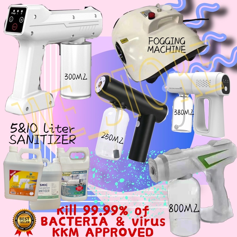 🔥sanitizer spray machine READY STOCK SHIP 24hour MALAYSIA 🔥BlueLight ...