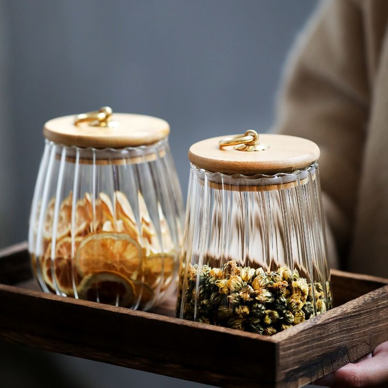 50% 清仓捡漏DEFECTIVE CLEARANCE Airtight glass storage jar Sealed canister ...