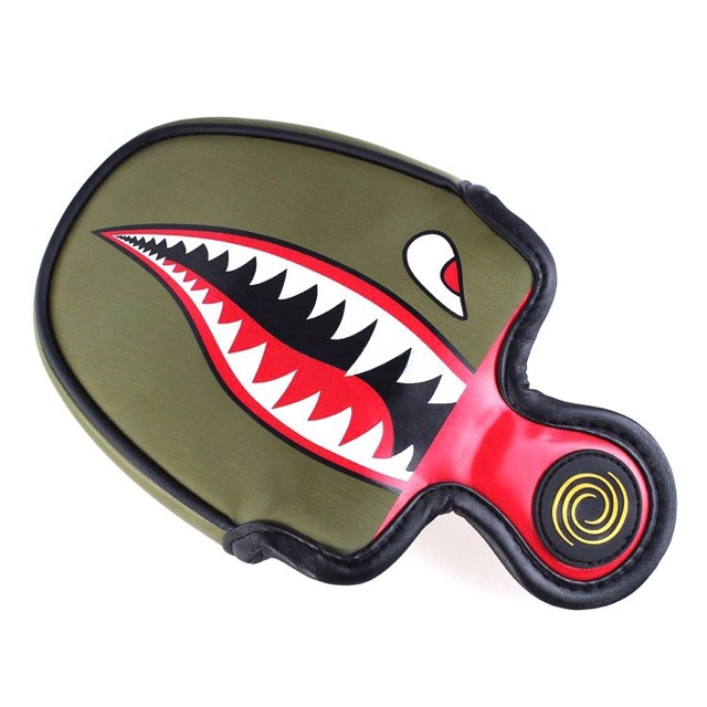 🇲🇾 Golf Putter Mallet Cover (Headcover) Bape Aape Shark Teeth Odyssey 2 ...