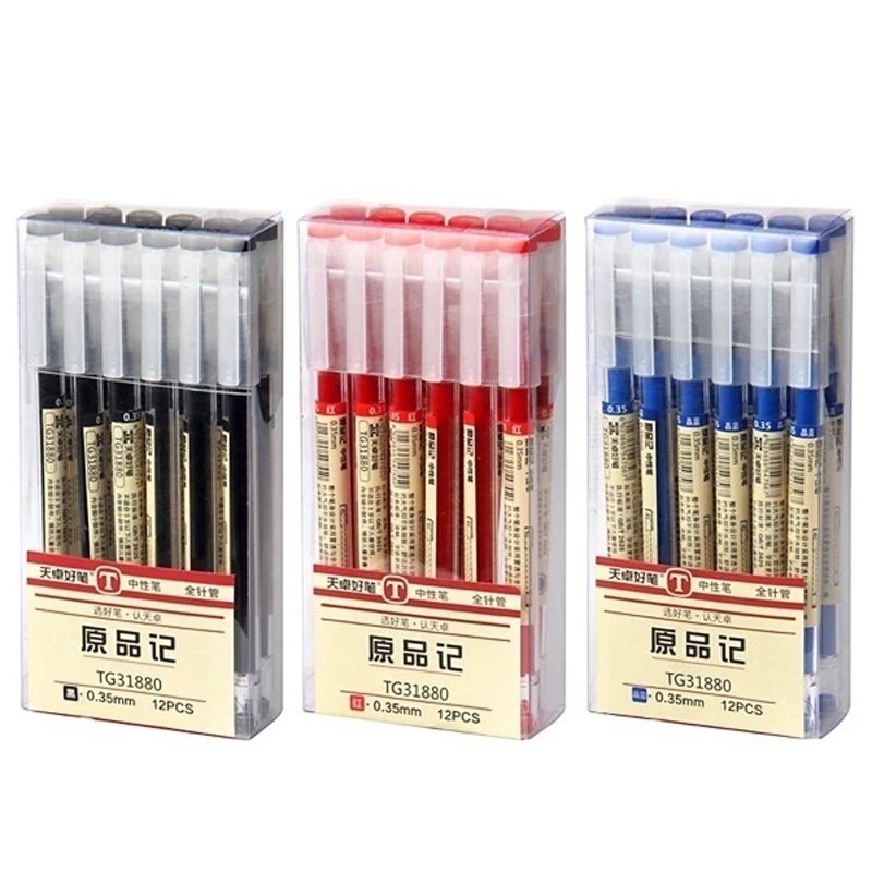 Gel Pen 0.35mm Black /Red/Blue Ink Pen-1pc | Shopee Malaysia