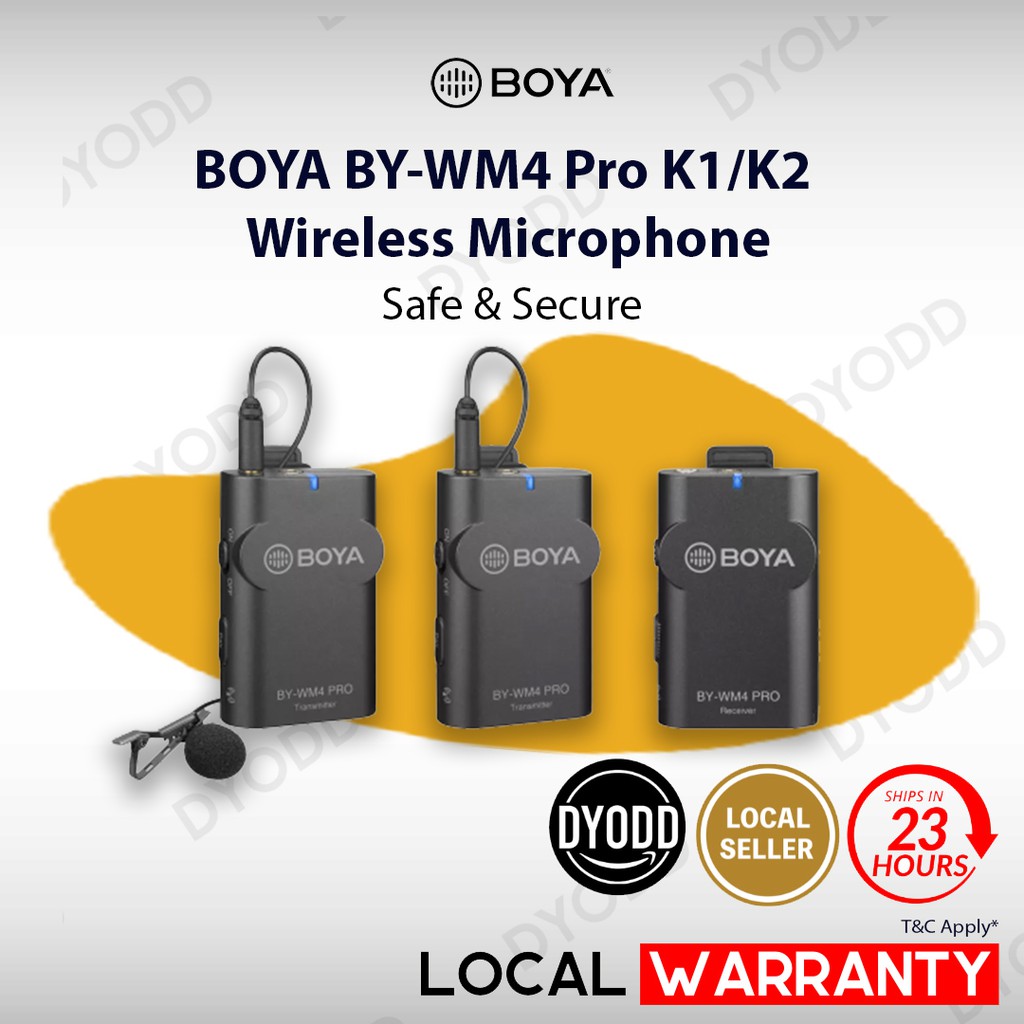 Boya BY-WM4 Pro K1 Wireless Microphone | Shopee Malaysia
