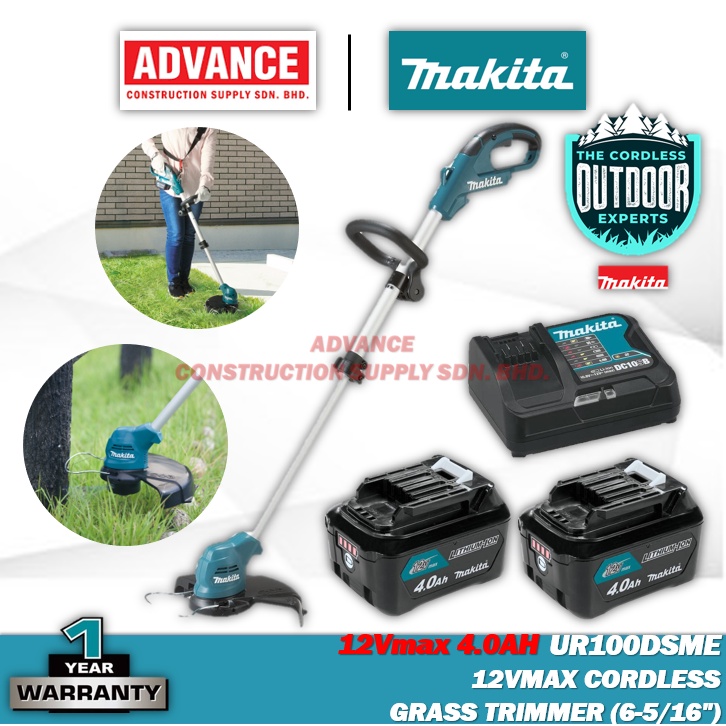 MAKITA UR100DZ / UR100DSME 12Vmax Cordless Grass Trimmer 160MM (6-5/16") | Shopee Malaysia
