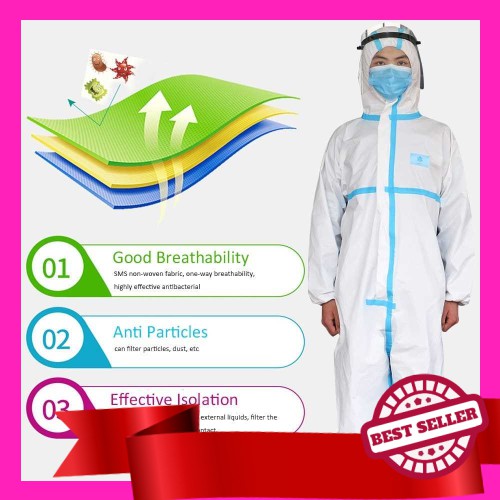 Disposable Protective Coverall Protective Overalls Isolation Gown ...