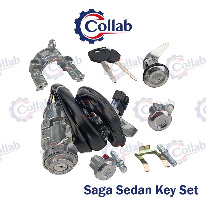 Collab Old Proton Saga Iswara Sedan / Aeroback Starter Key Set Door Key ...