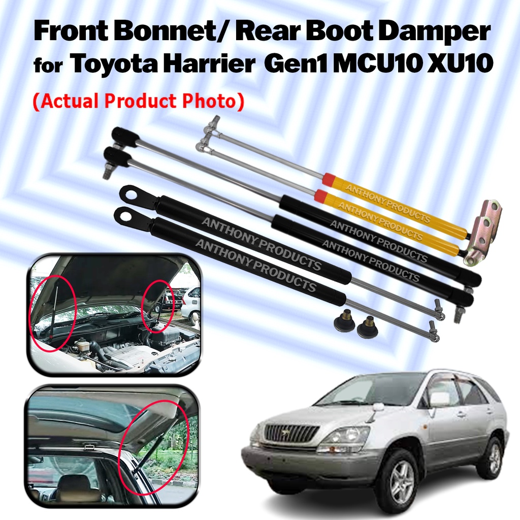 Toyota Harrier Gen1 MCU10 XU10 Front Bonnet / Rear Boot Damper (2pcs ...