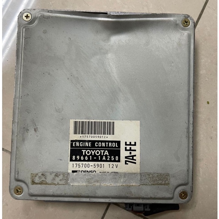 ENGINE ECU 7A-FE 89661-1A250 TOYOTA COROLLA AE101 USED | Shopee Malaysia