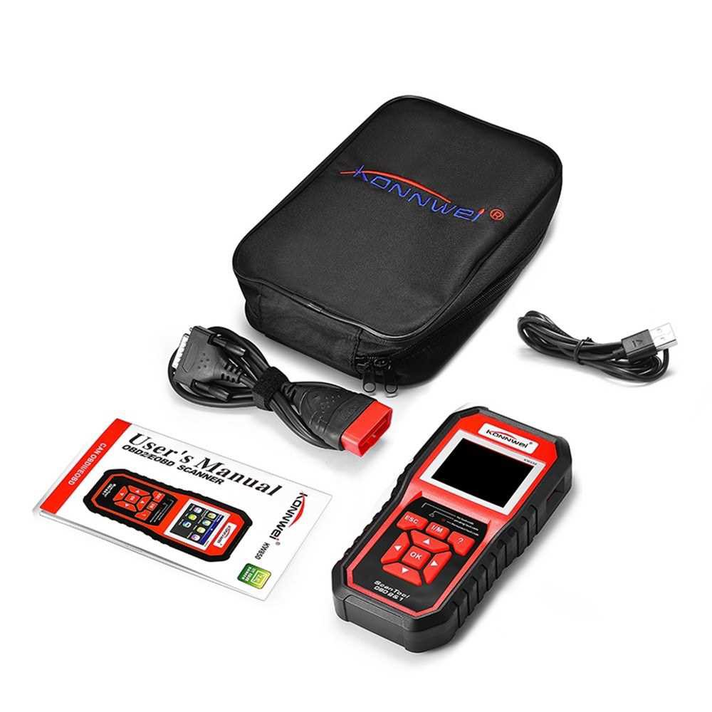 KONNWEI Universal OBD2 OBD Scanner Code Reader Car Code Scan Diagnostic ...