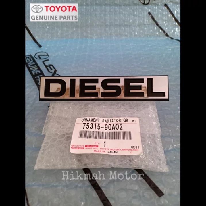 Diesel Front Grill Logo Emblem or Grille Radiator Ornament Toyata ...