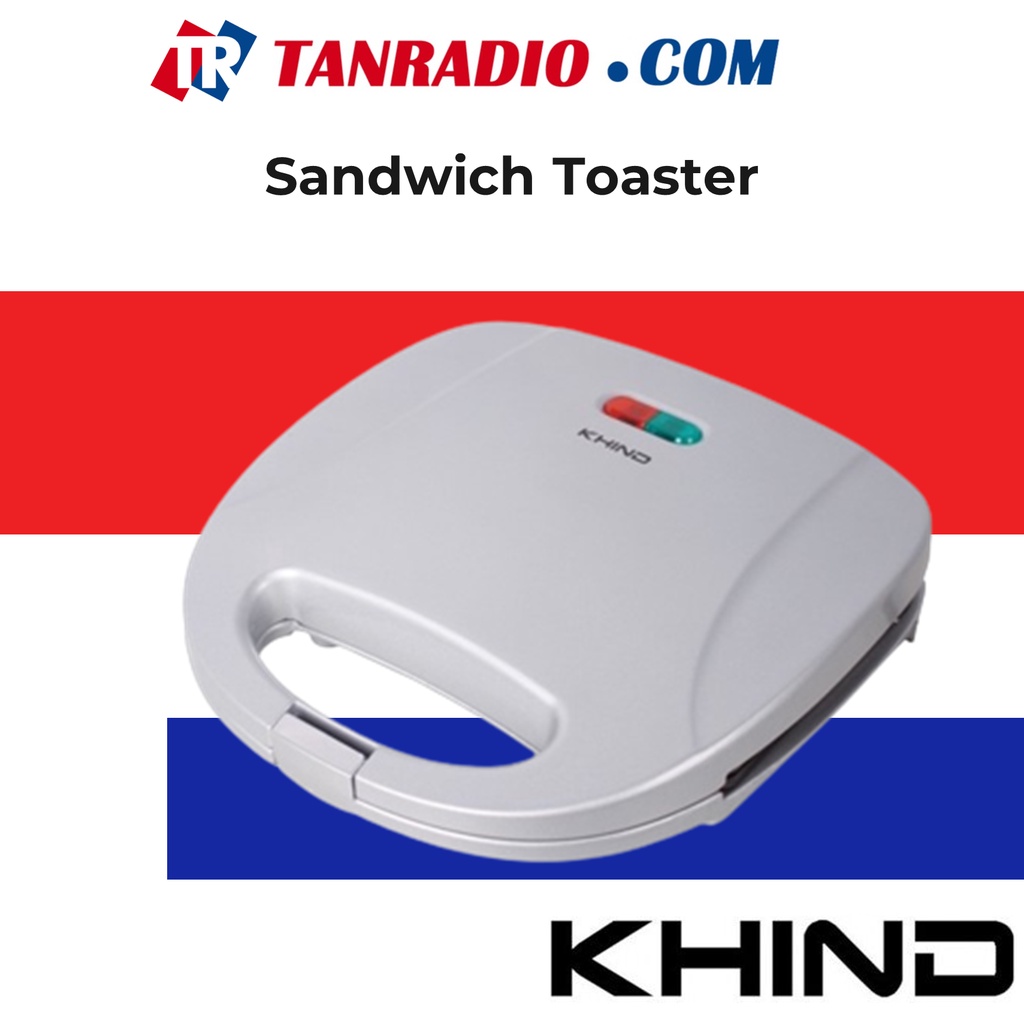 Khind ( ST810 ) Sandwich Toaster Pearl White With Built-In Safety ...