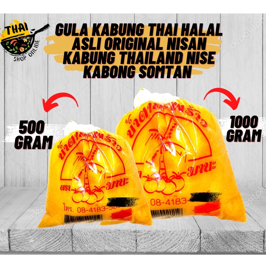 Gula Kabung Thai Asli Original Nisan Kabung Thailand Nise Kabong Somtan ...