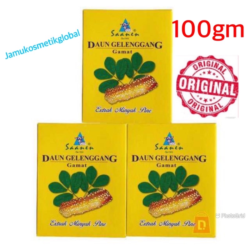 SABUN DAUN GELENGGANG GAMAT SAANEN 100GM👍ORIGINAL DIRECT HQ👍 | Shopee ...