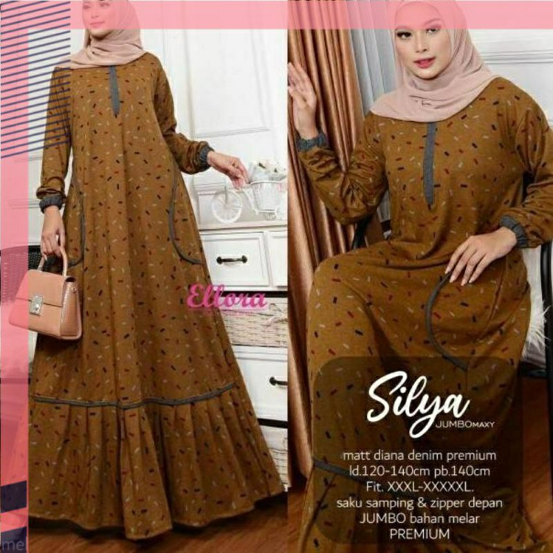 Original Product By Ellora Silya Jumbo Maxy Fashion Muslim Clothing ...