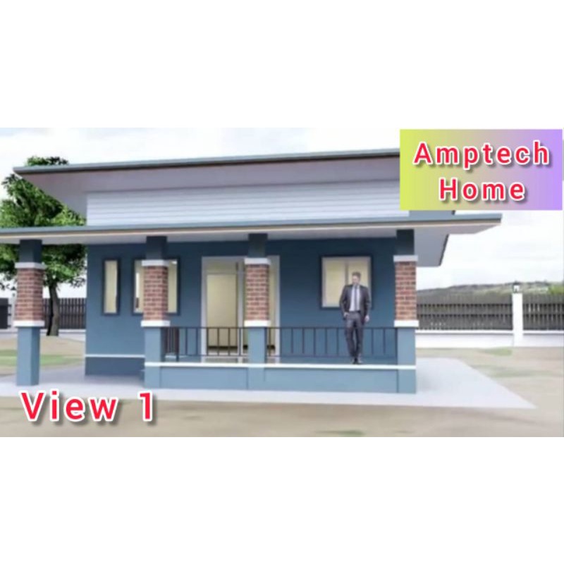 PELAN RUMAH 2 BILIK 2 TOILET 1 LAUNDRY INCLUDED (LANTAI 20'x34') 680KPS ...