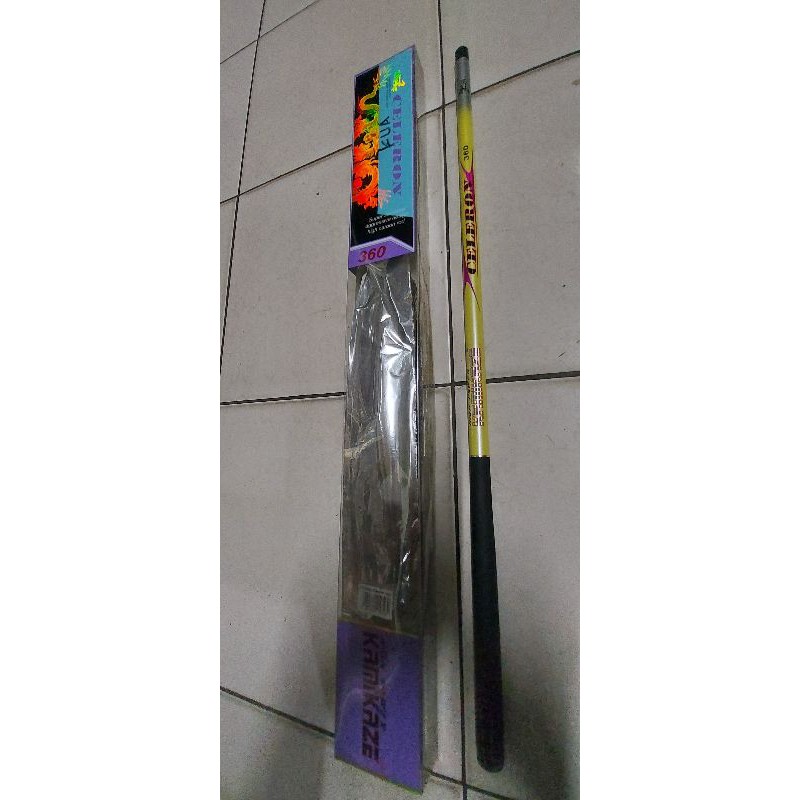Kamikaze 360cm high carbon celeron fishing rod | Shopee Malaysia