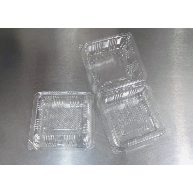 [WHOLESALE] L61 Plastic Clear Transparent Square Container(10pcs) Auto ...