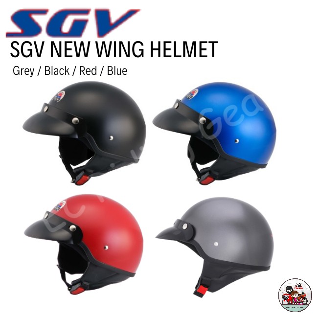Promosi Hebat !! New SGV Wings Helmet 60CM Glossy Color - Ready Stock ...