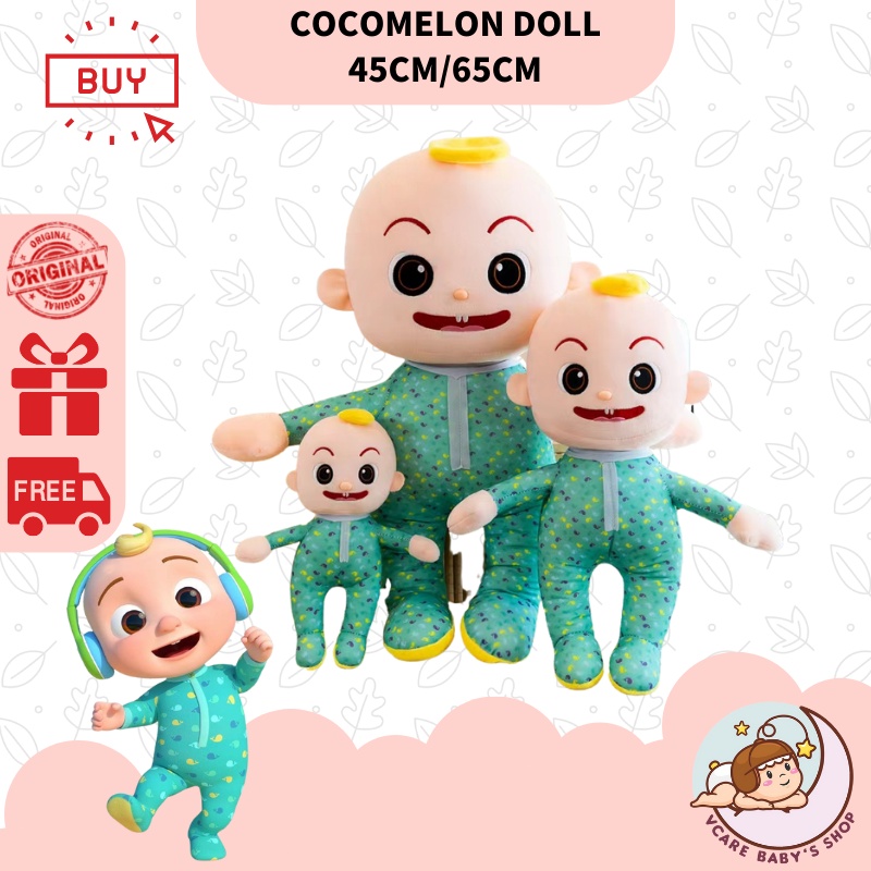 VCARE Cocom big doll 45cm/65cm Anak patung cocomelon 45cm/65cm | Shopee ...