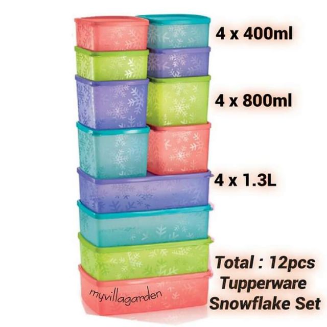 SNOWFLAKE SQUARE ROUND SET (12pcs) | Shopee Malaysia