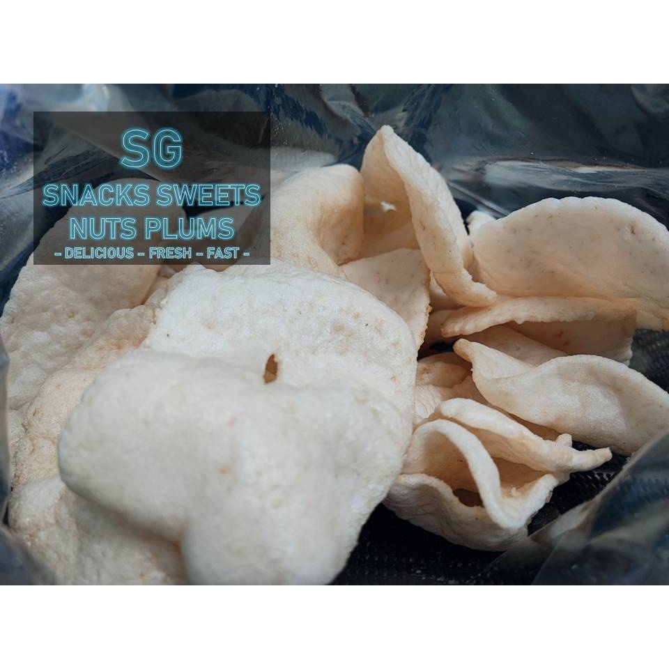 SG PENANG Homemade Crispy Original Flavor Fish Crackers 槟城手工原味咸香脆鱼饼 ...