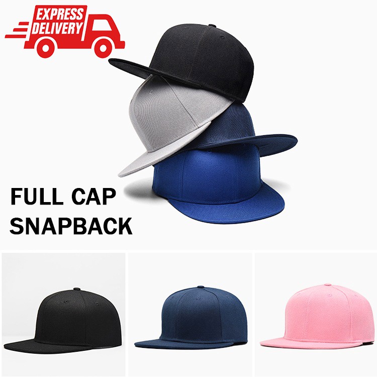 PLAIN FULL CAP SNAPBACK TOPI LELAKI (CP-022) | Shopee Malaysia