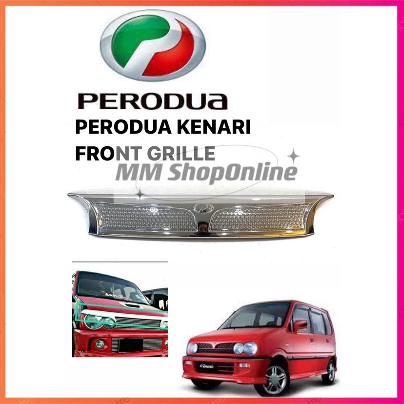 PERODUA KENARI FRONT GRILLE BUMPER SARUNG DEPAN KERETA | Shopee Malaysia