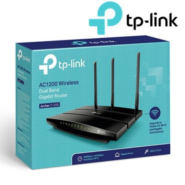 Tp Link Tp-Link TPLINK AC1200 Wireless Dual Band Gigabit Router Archer ...