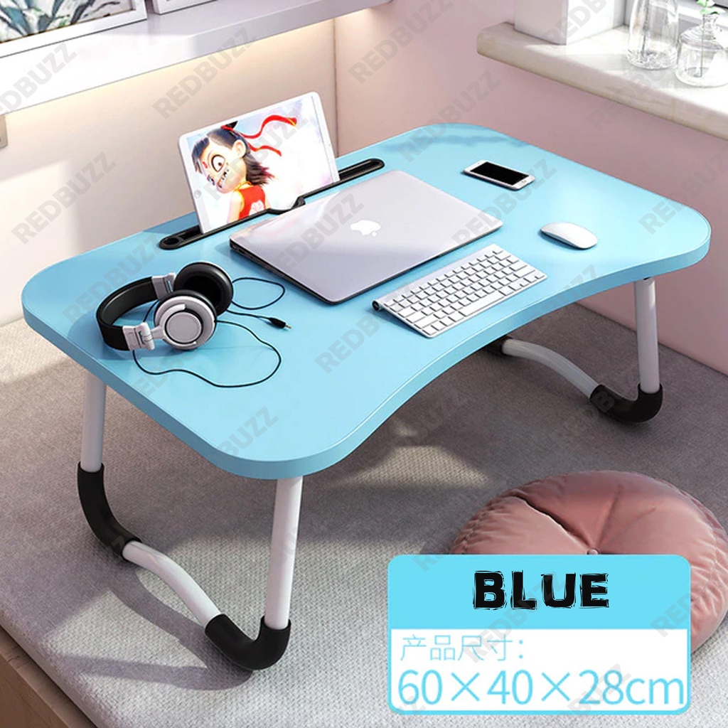 REDBUZZ Foldable Laptop Table Bed Table Notebook Table Portable ...