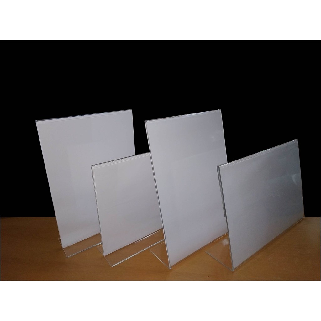 [CUSTOM] Acrylic A4 size Display Stand | Shopee Malaysia
