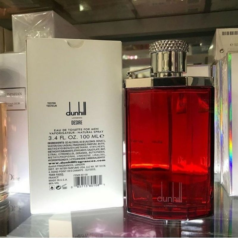 💯Dunhill desire red original (tester)perfume 100ML | Shopee Malaysia