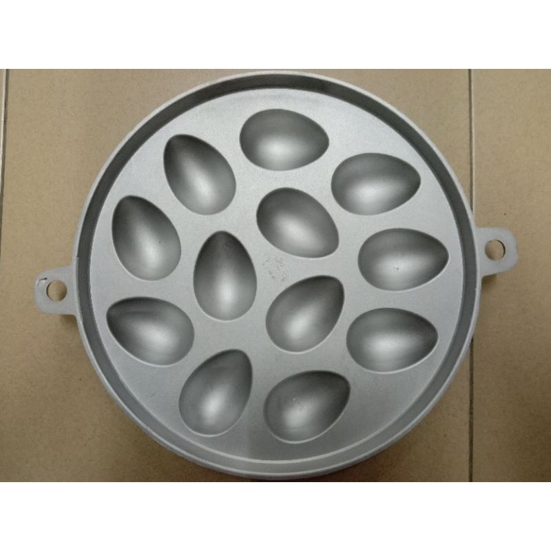 ACUAN Cara Manis Akok Aluminium Bulat TEBAL Telur Bunga Cermai ...