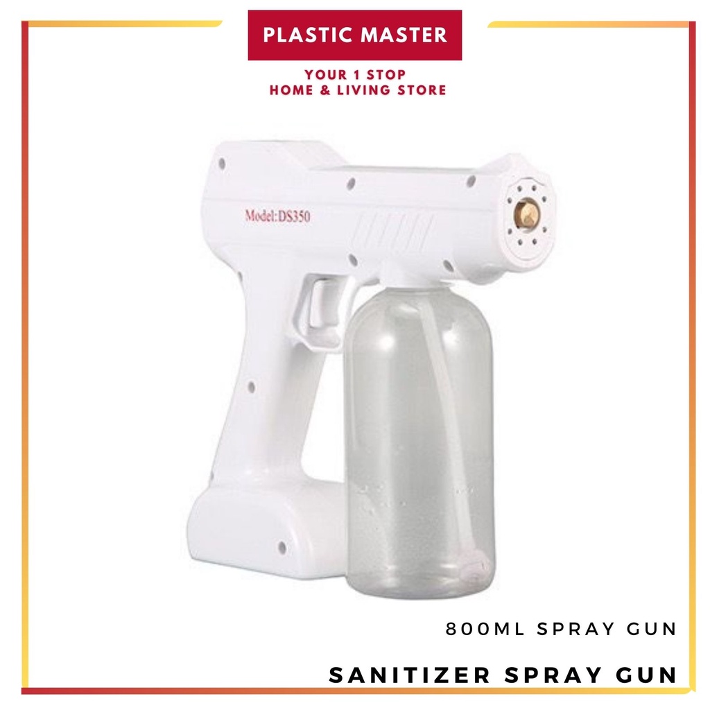 Portable Sanitizer Spray Gun White Disinfectant Spray Machine 800ML ...
