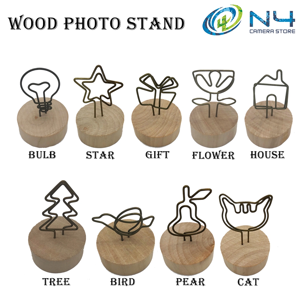 Fujifilm Instax Mini Wooden Photo Stand Clips Wood Stand | Shopee Malaysia