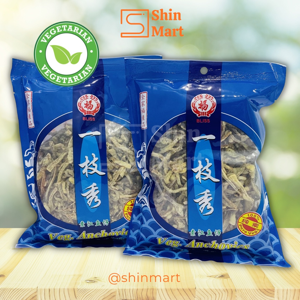 一枝秀 素江鱼仔 1pack Chuan Kah Hock Bliss Vegetarian Ready To Eat Anchovies Ikan Bilis 全家福 一支秀 一枝秀 素食江 ...
