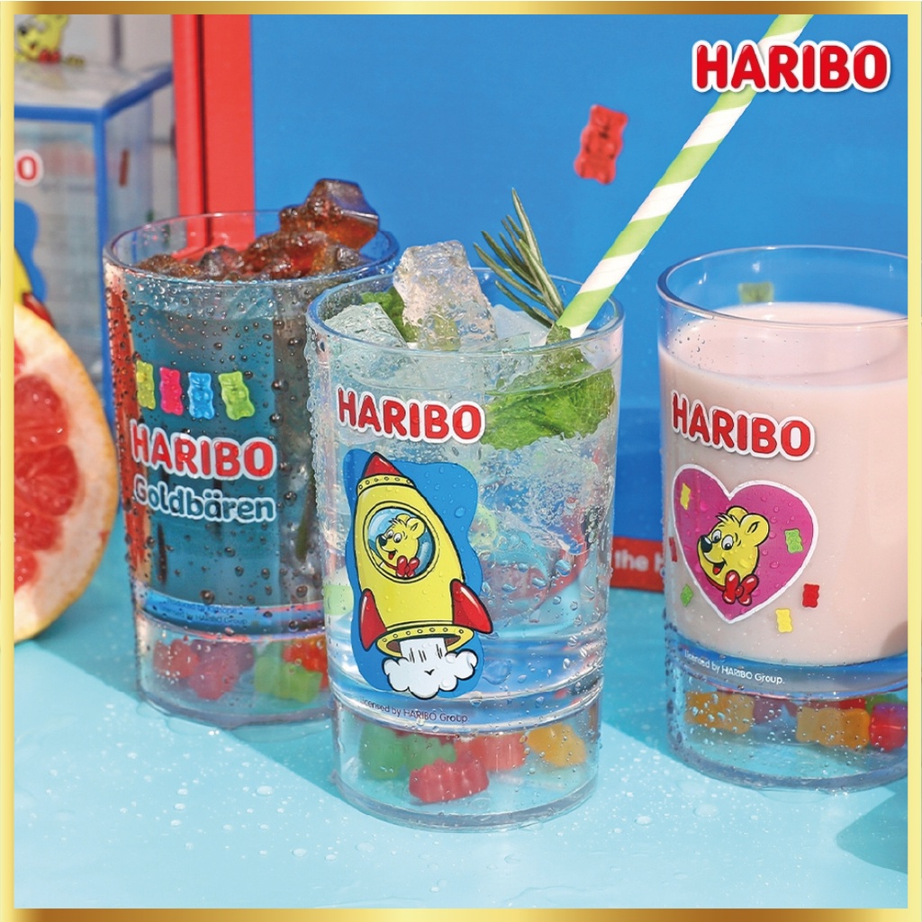 HARIBO Goldbears Design Goods Clear Cup 200ml 6types (BPA Free ...