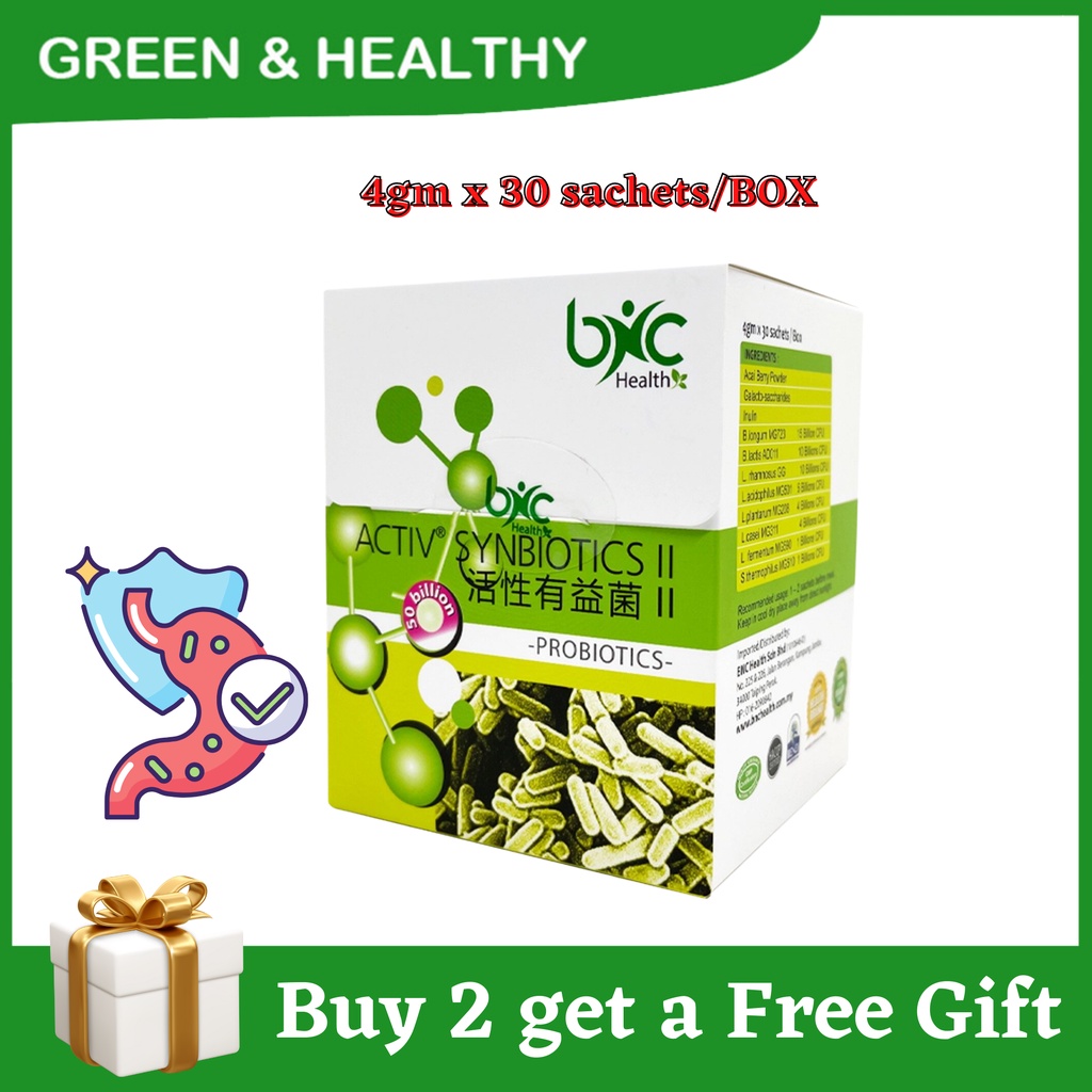 BNC Health Activ Synbiotics 2 Probiotic 50 billion CFU 益生菌 4g x 30 ...