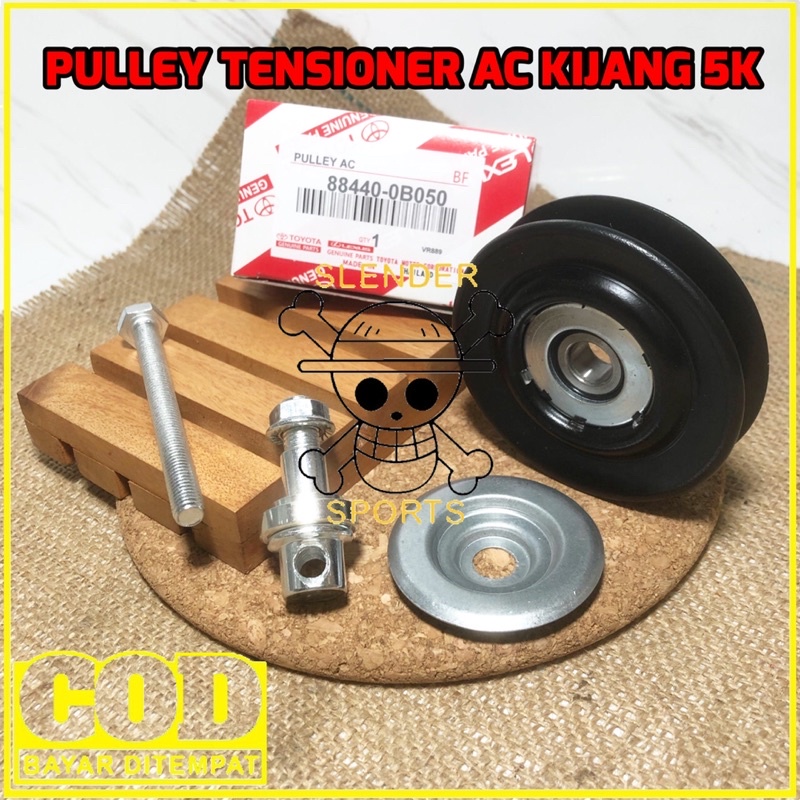 Pully TENSIONER PULLY AC PULLEY IDLE AC KIJANG SUPER 5K | Shopee Malaysia