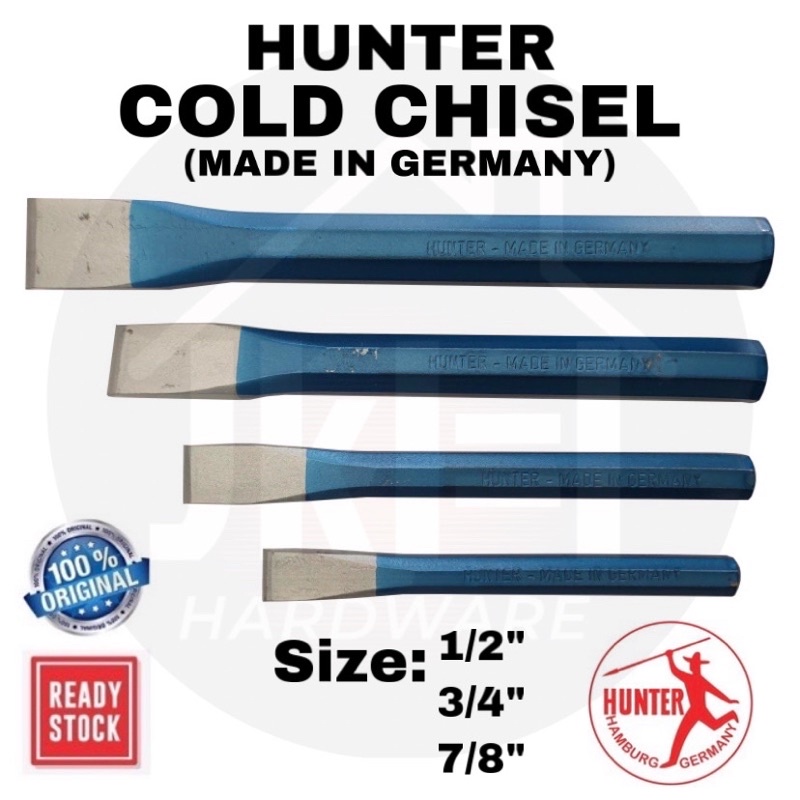 100% ORIGINAL COLD CHISEL /FLAT CHISEL 1/2" 3/4" 7/8" chisel | Shopee ...