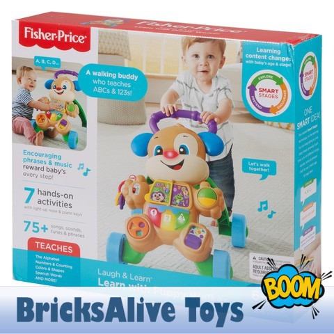 MATTEL FISHER PRICE Laugh & Learn Smart Stage Learn with Puppy Walker ...