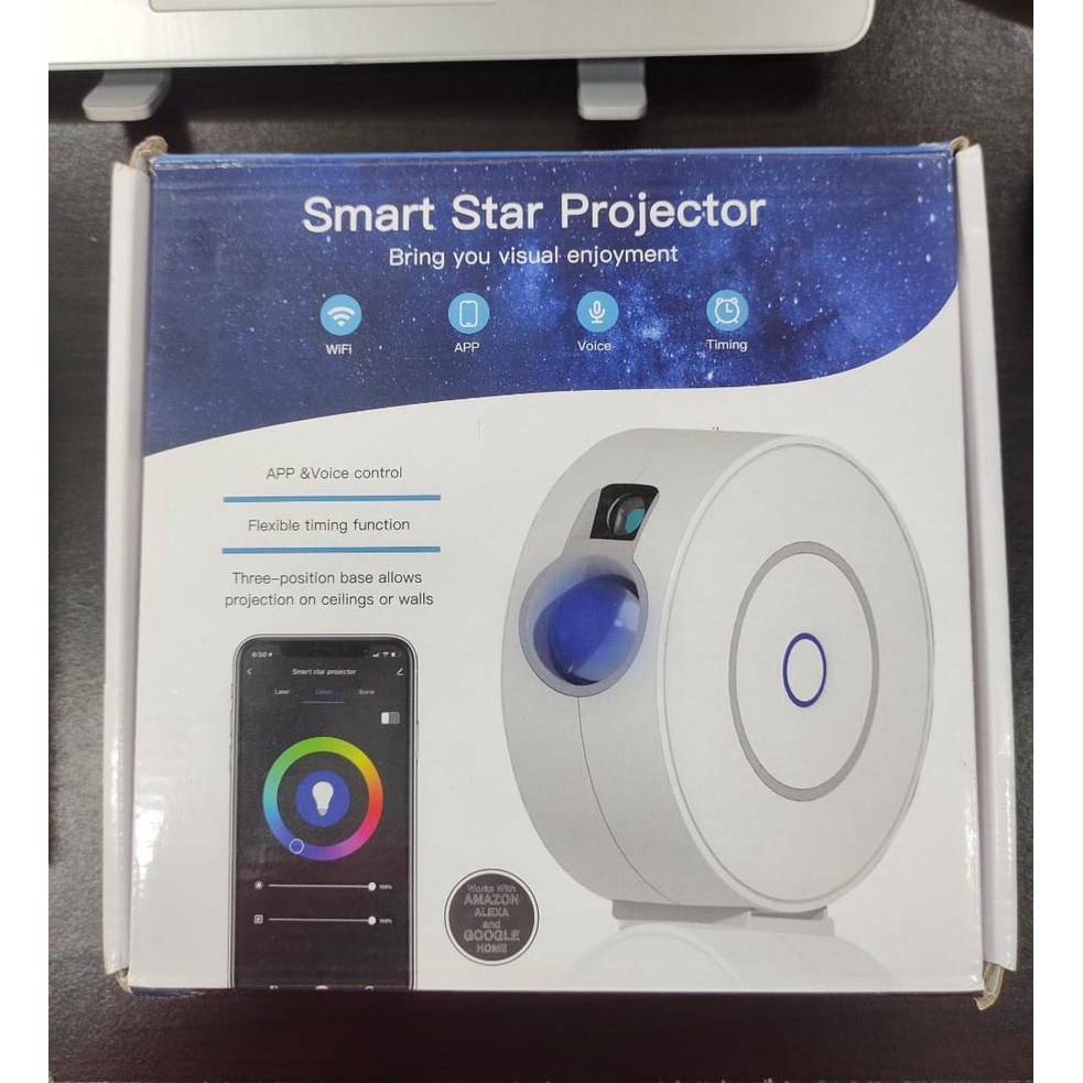 Galaxy Projector Night Light Galaly Lamp Sky Projector Star Light Smart ...