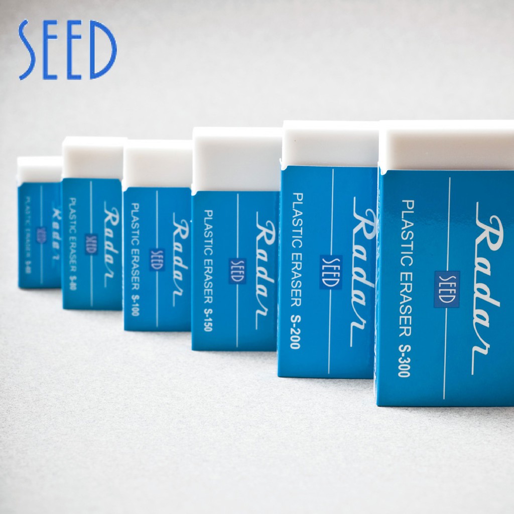 【SEED】 Radar Quality Plastic Eraser S60 S80 S 100 S200 S300 | Shopee ...