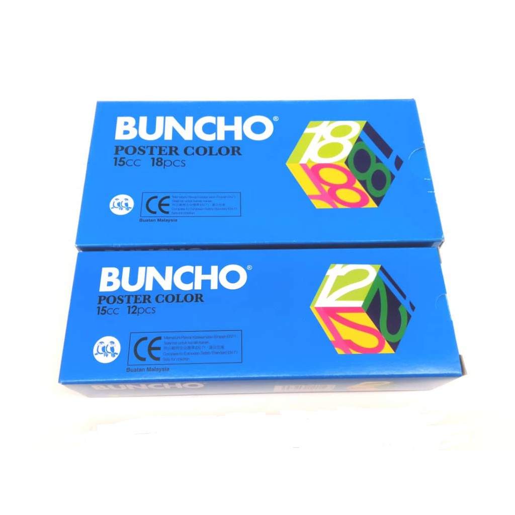 Buncho Poster Colour 15cc 12 Colour/18 Colour | Shopee Malaysia