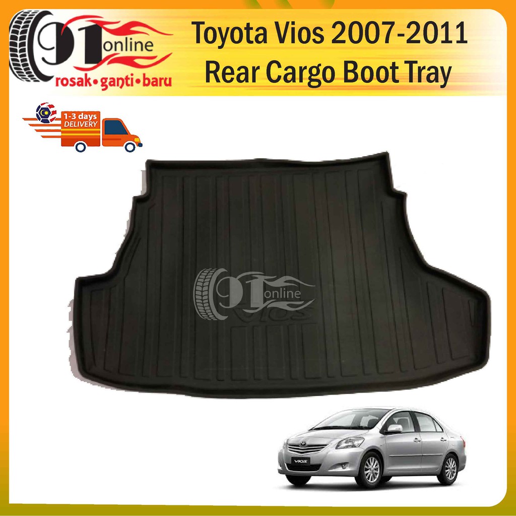 TOYOTA VIOS 2007-2011 Rear Cargo Boot Tray | Shopee Malaysia