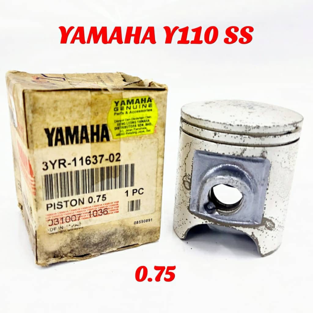 100% ORIGINAL JAPAN YAMAHA Y110SS Y110 SS PISTON 0.75 SIZE | Shopee ...