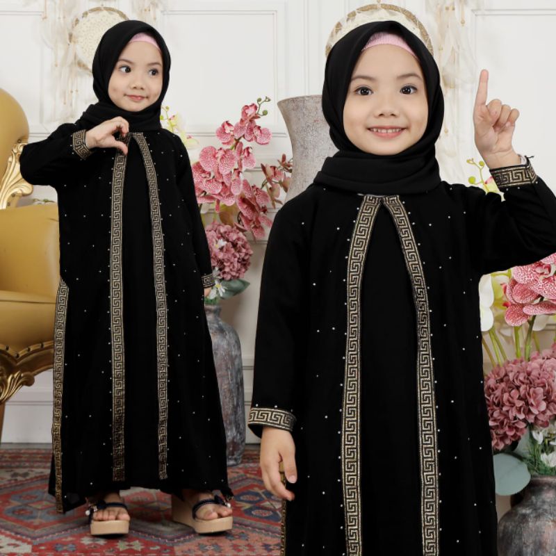 Abaya MUZA ABAYA CHILDREN DUBAI STYLE | Shopee Malaysia