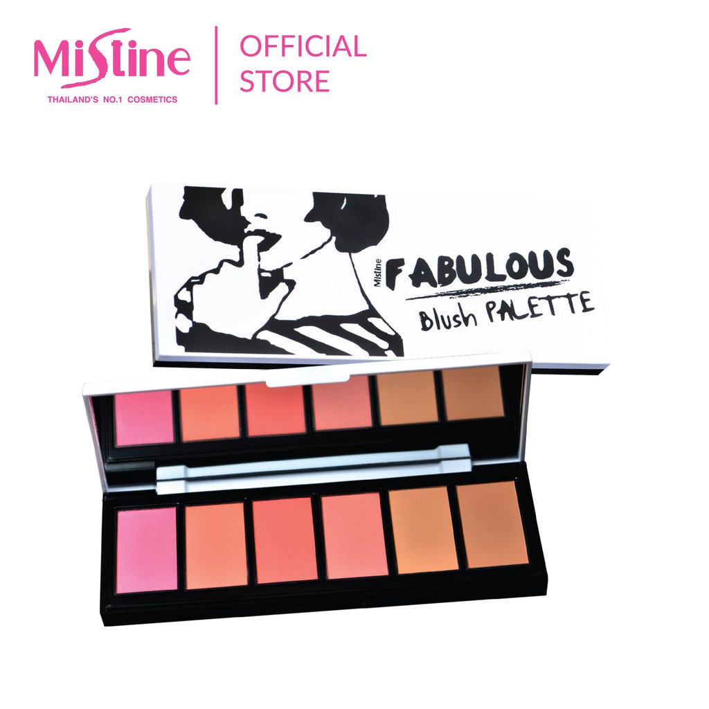 Mistine Fabulous Blush Palette | Shopee Malaysia